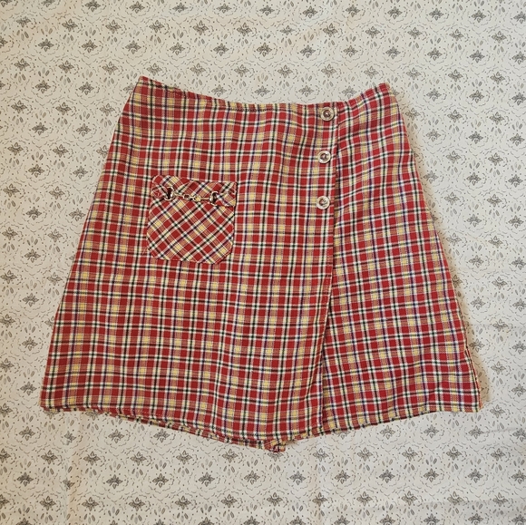 Shorts | Vintage Y2k Plaid Skort | Poshmark